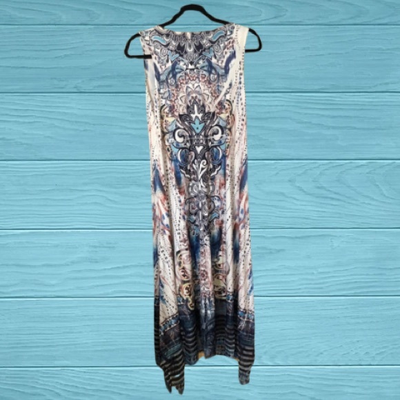 ONE WORLD | Dresses | One World Sleeveless Maxi Dress Large | Poshmark